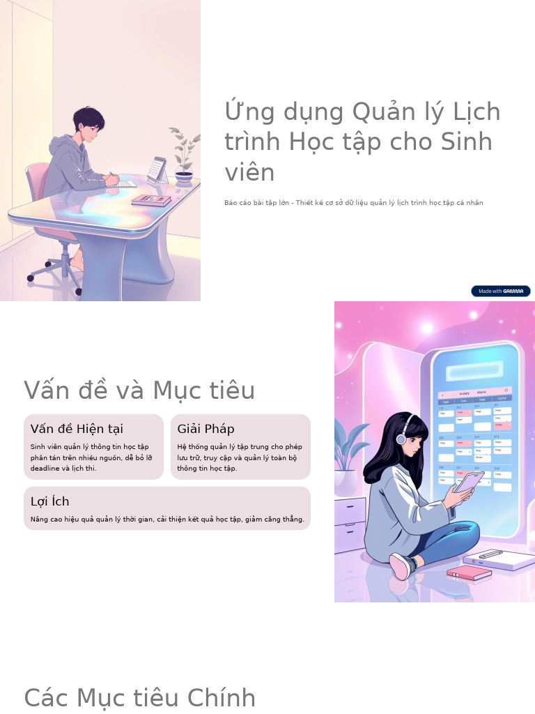 Ung-dung-Quan-ly-Lich-trinh-Hoc-tap-cho-Sinh-vien | PDF