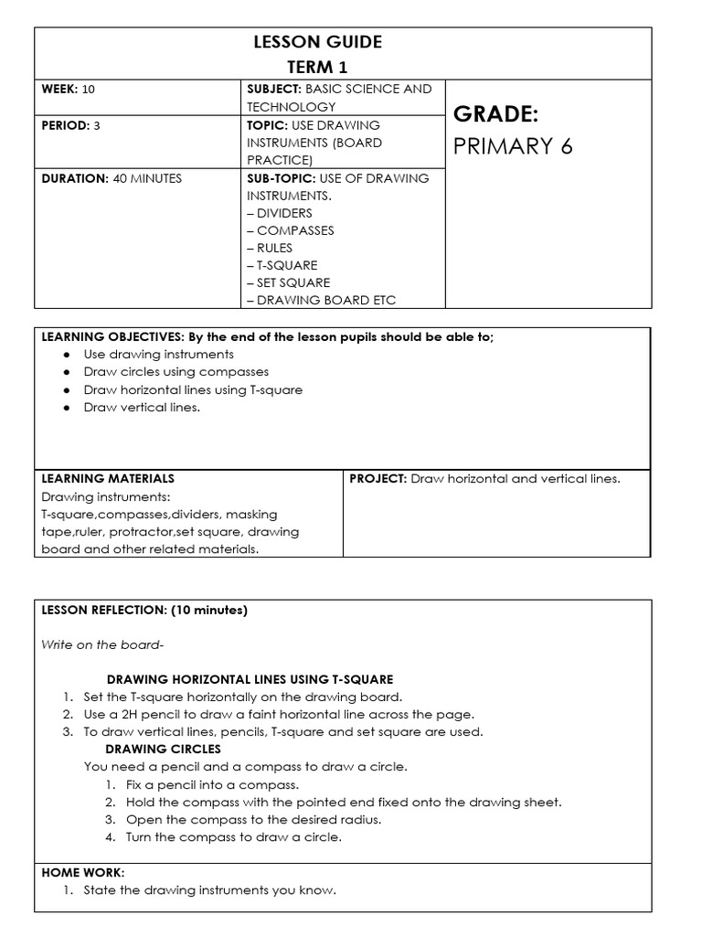 BST Primary 6 Week 10 Period 3 | PDF