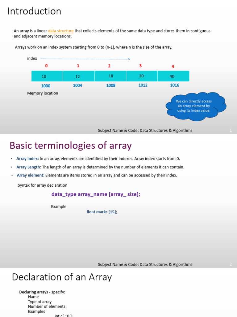 DSA Lecture2 | PDF | Data Structure | Integer (Computer Science)