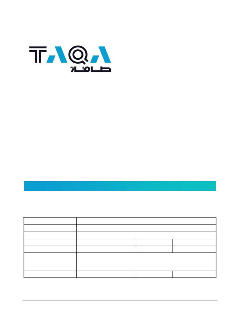 TAQA T&D Safety Documents Standard | PDF | Audit | Regulatory Compliance