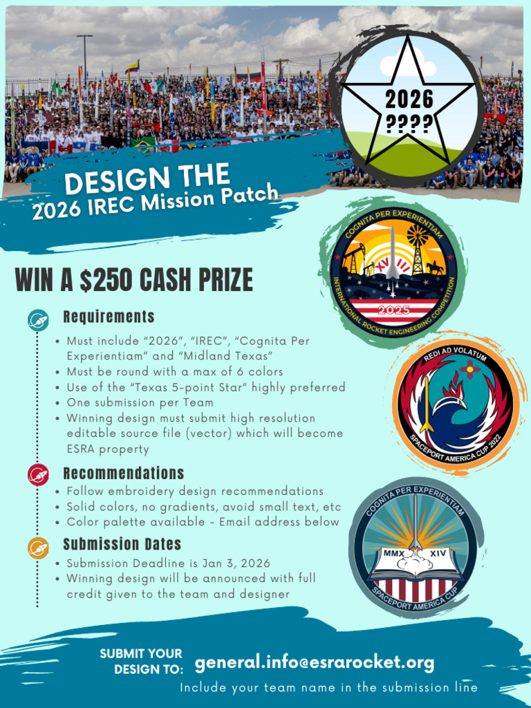 2026 IREC Patch Design Competition | PDF