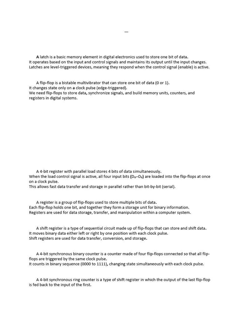 Unit V QA | PDF | Random Access Memory | Read Only Memory