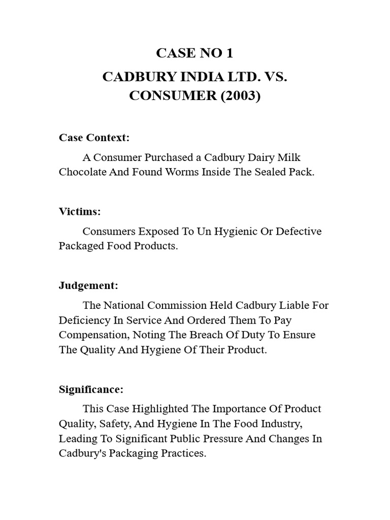 Consumer Court Cases by Jai | PDF