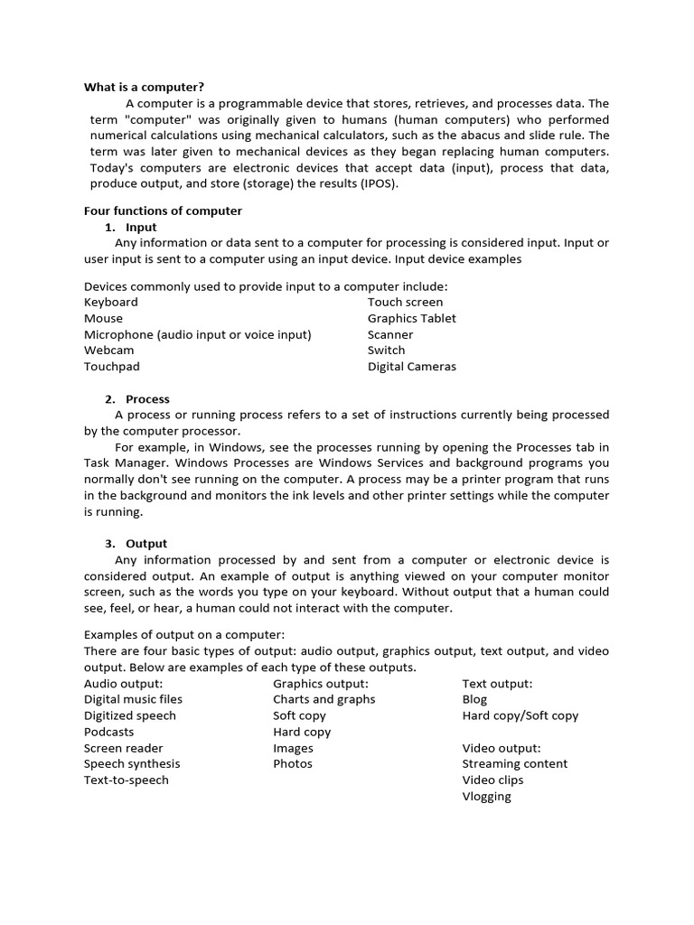 CCC100 Lecture Prelim-Midterm | PDF | Computer Data Storage | Central Processing Unit