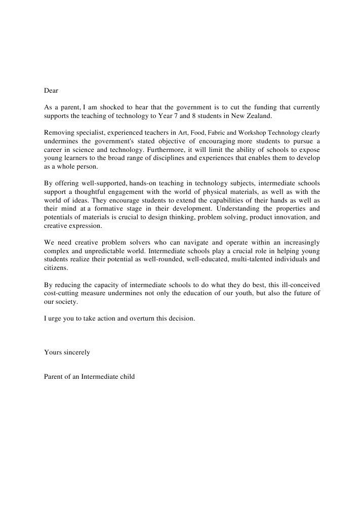 Letter To MP | PDF