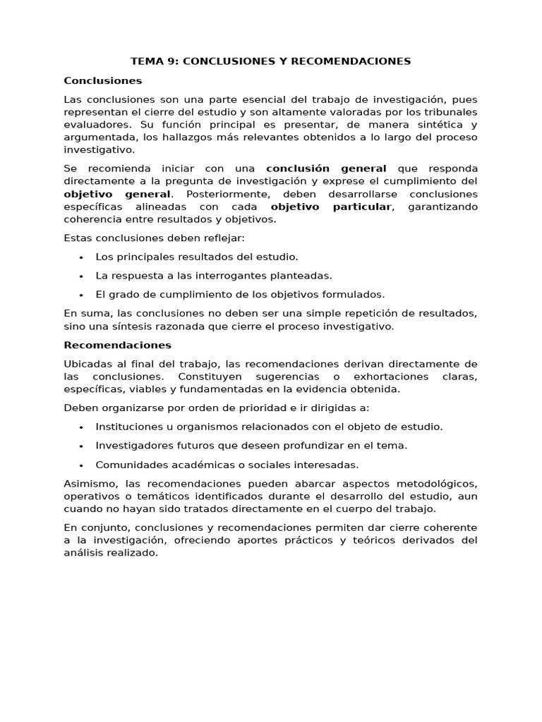 Resumen Tema 9 | PDF