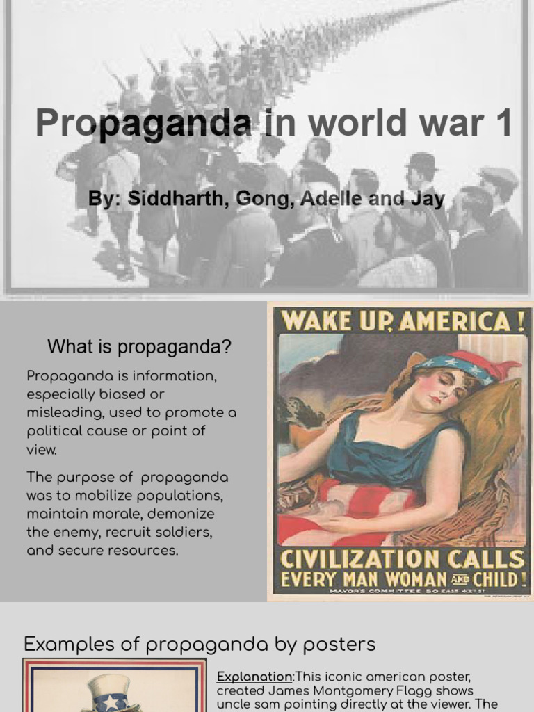 history presentation | PDF | Propaganda | Military