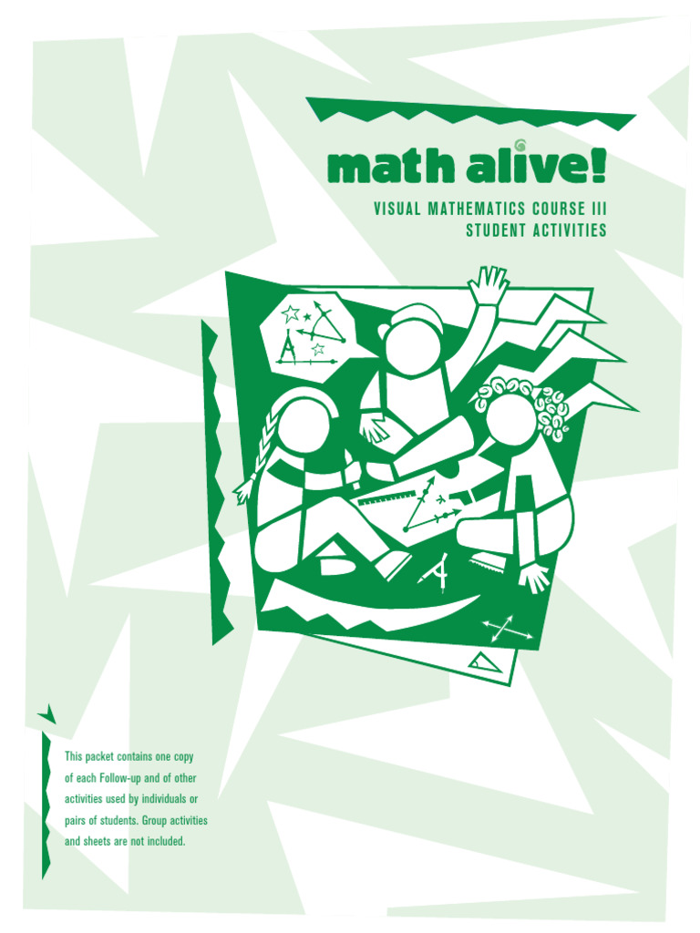 Visual Mathematics Course 3 Student Activities | PDF | Triangle | Shape