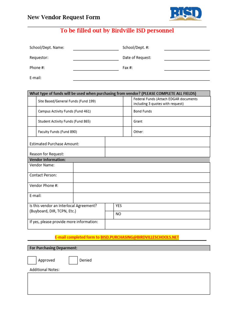 New Vendor Request Packet W Cover Sheet - 2025-07-21 | PDF | Limited ...