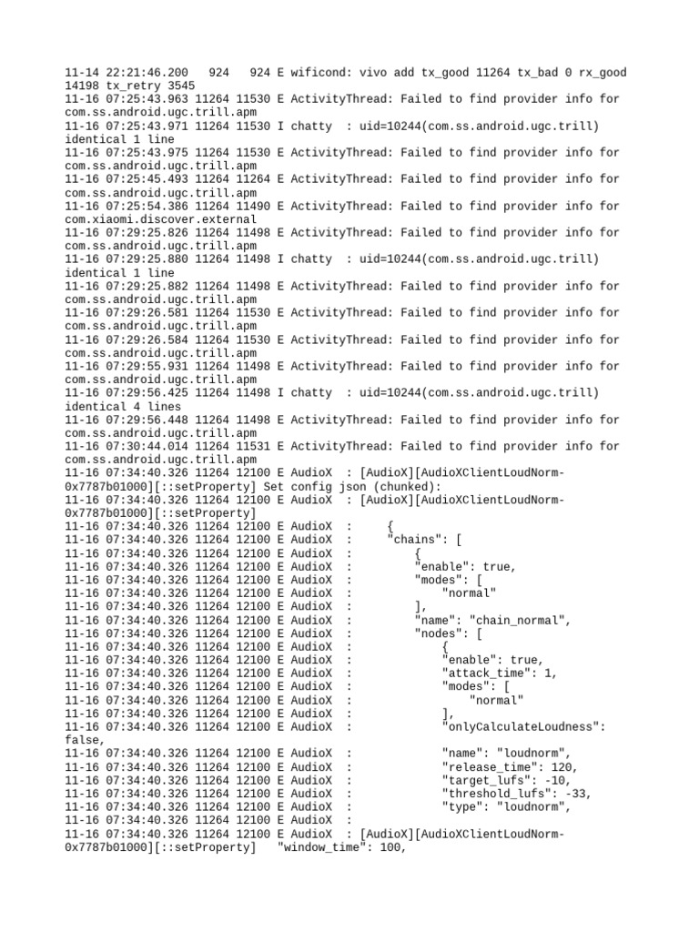 Log | PDF | Computer File Formats