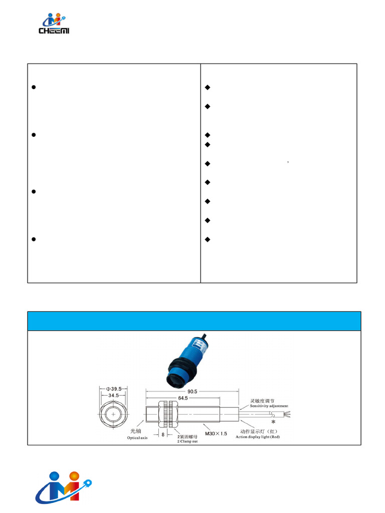 Inductive Proximity Sensor Datasheet | PDF | Bipolar Junction ...