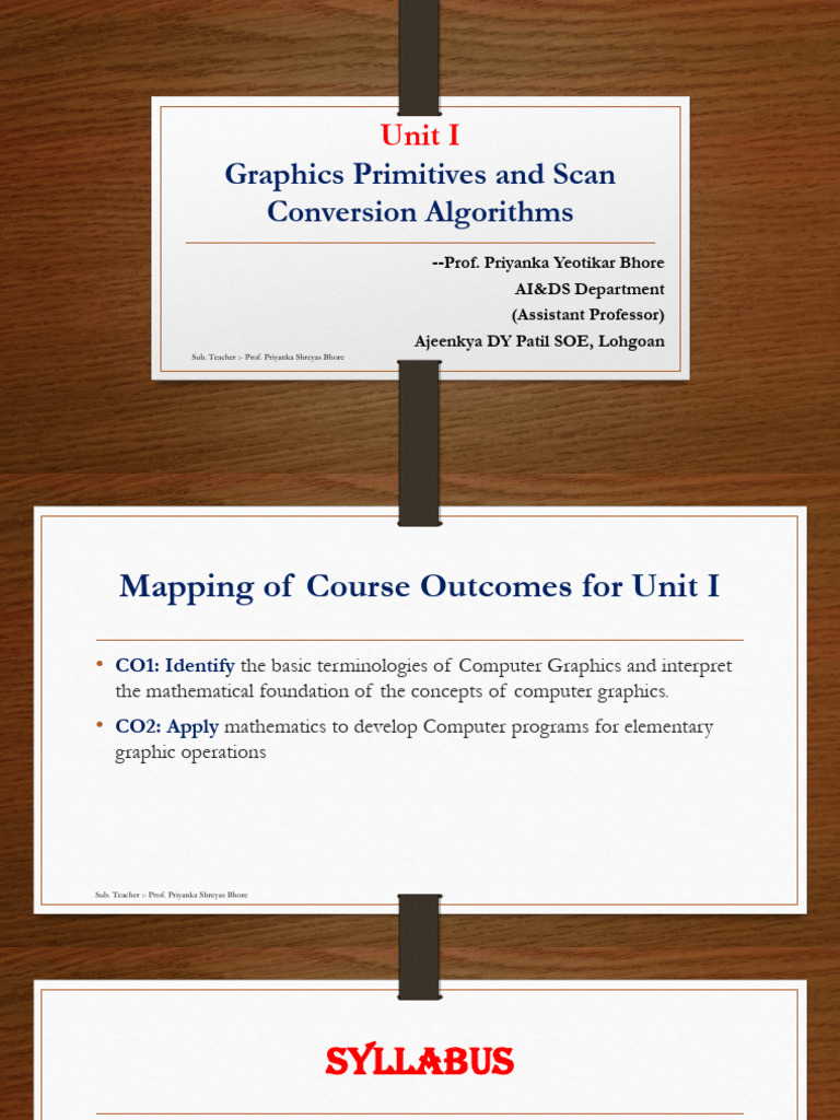 Computer Graphics Primitives Overview | PDF | Texture Mapping ...