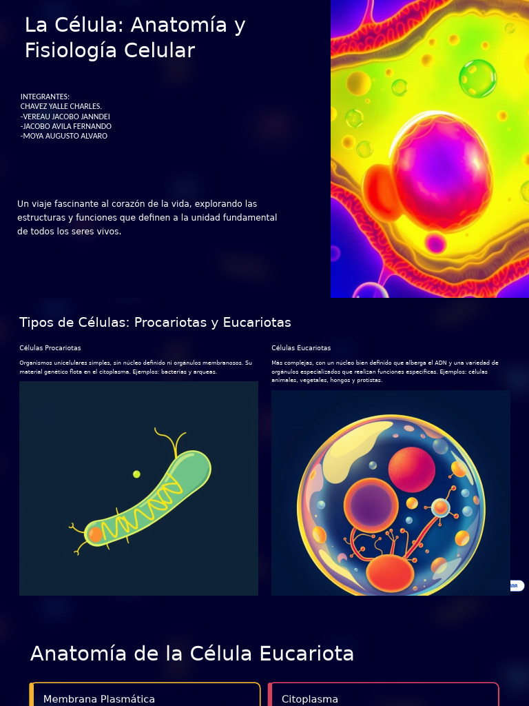 La-Celula-Anatomia-y-Fisiologia-Celular | PDF | Biología Celular) | Citoplasma