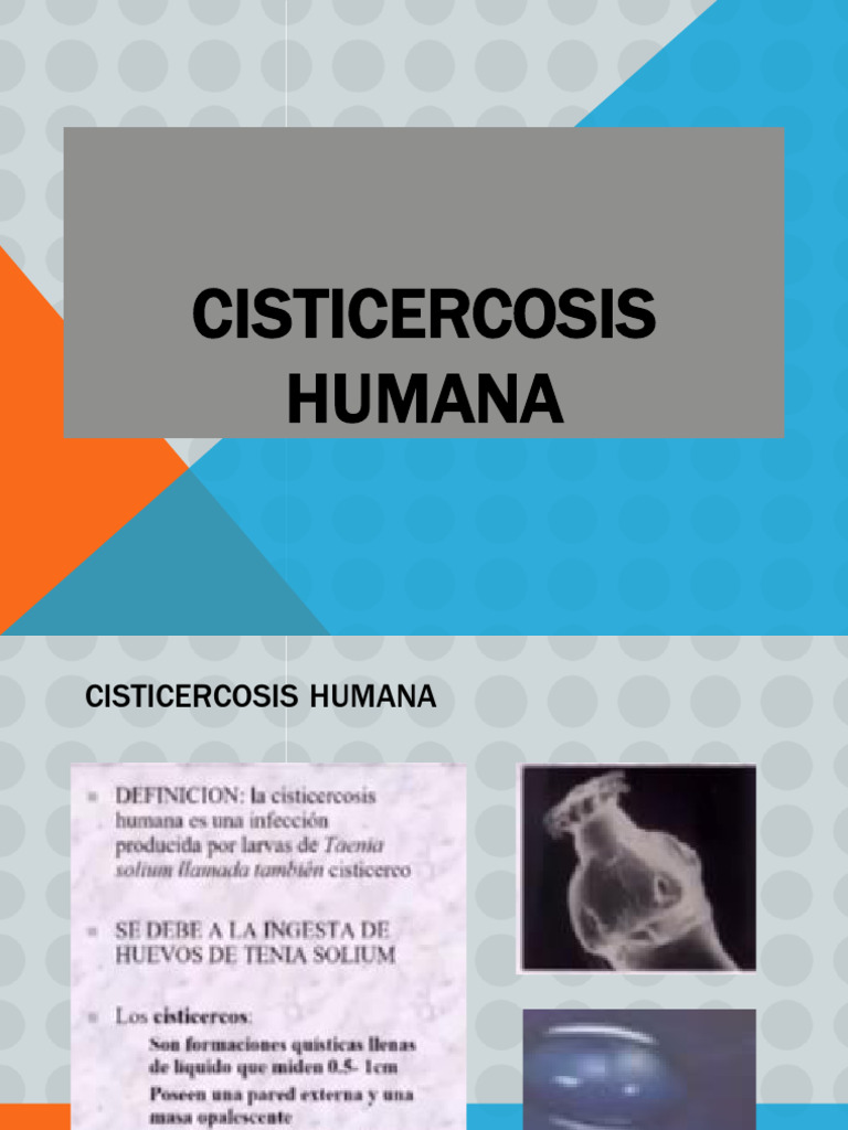 Cisticercosis Humana | PDF