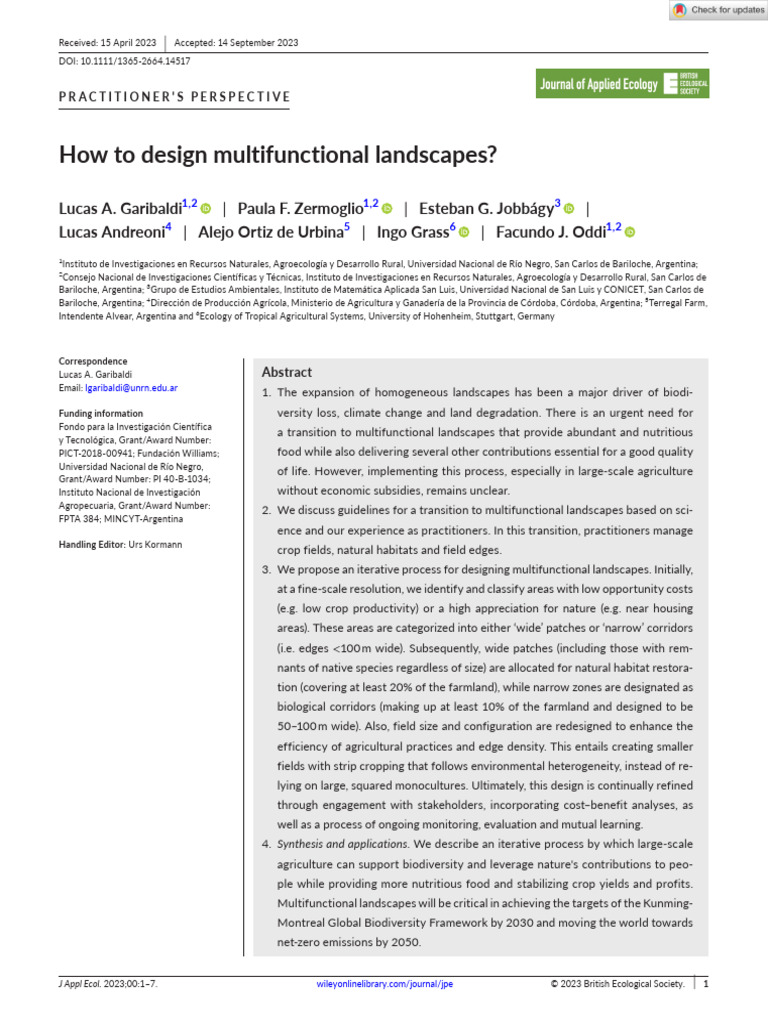 How To Design ML - Garibaldi Et Al - Journal of Applied Ecology 2023 ...