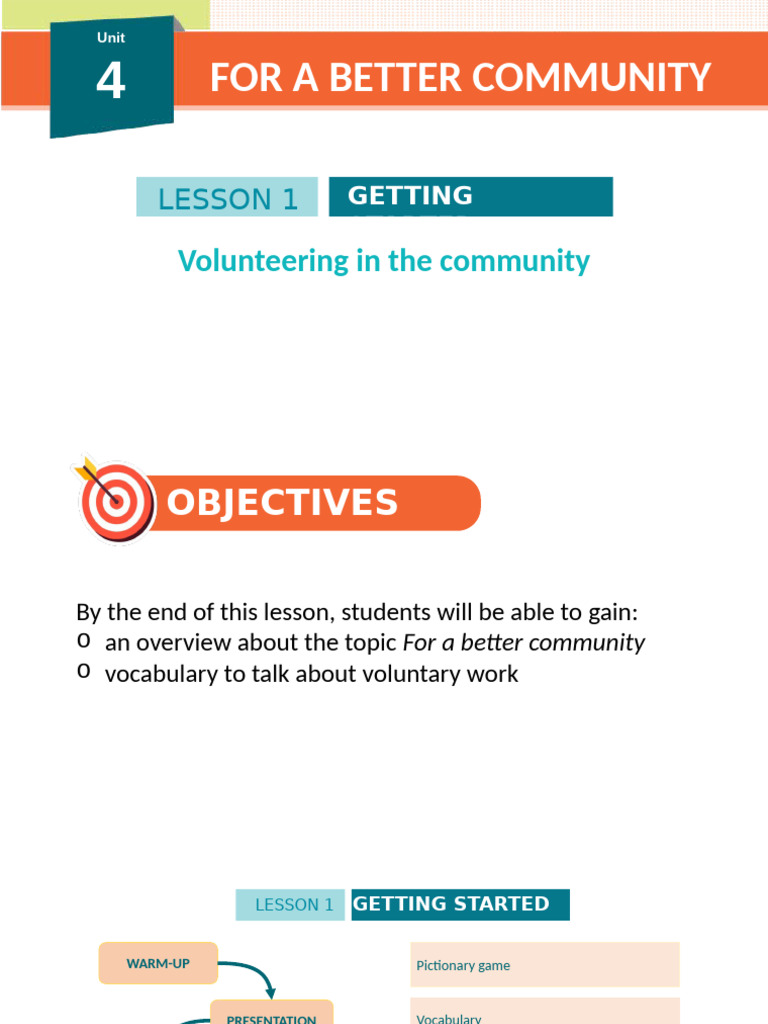 Unit 4 - Lesson 1 - Getting Started | PDF | Human Communication ...