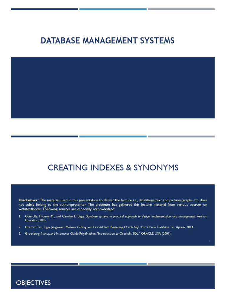 Lecture 27- Indexes (1) | PDF | Database Index | Table (Database)