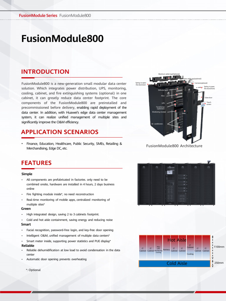 Huawei - FM800 Caracteristicas | PDF | Data Center | Electrical Engineering