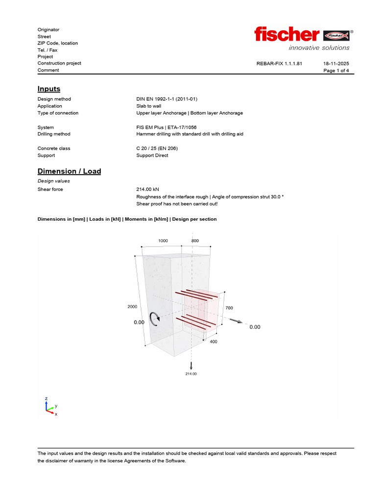 20 Dia Rebar With EM Plus JLPL | PDF | Concrete | Mechanical Engineering