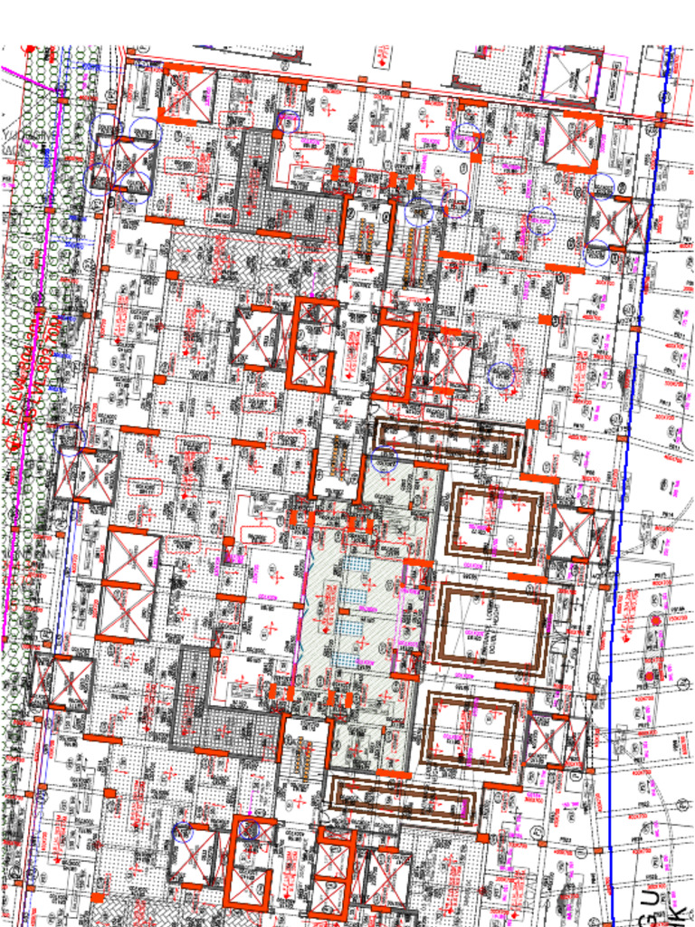 R9-Layout of Ground Floor Wing T and U (Garden Side) (2) (1) - Model | PDF