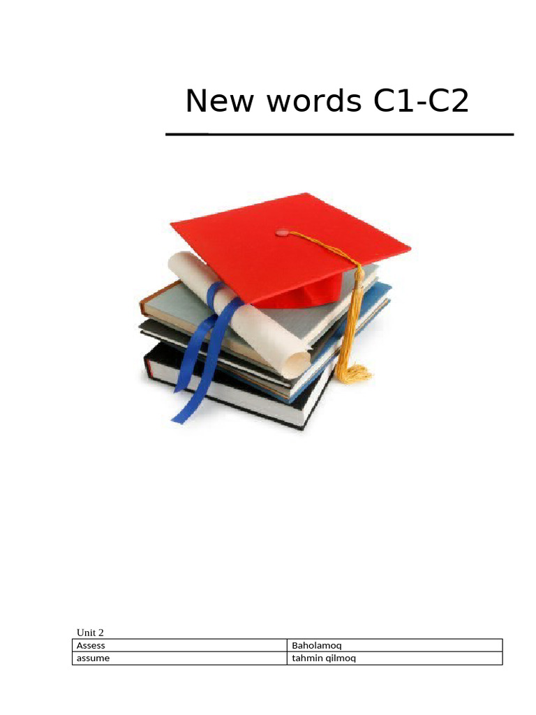 Destination C1-C2 New Words | PDF