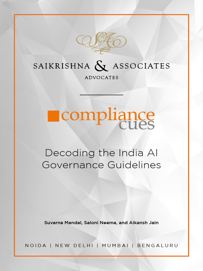 Decoding The India AI - Governance Guidelines | PDF | Artificial ...