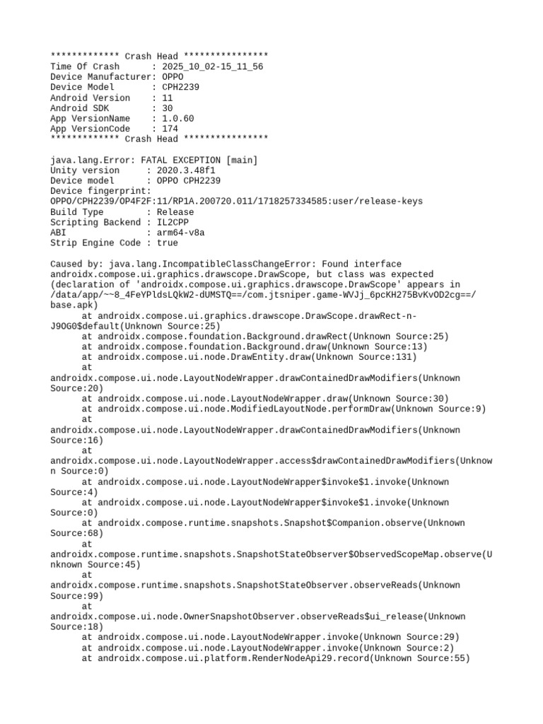 mod_menu_crash_2025_10_02-15_11_56 | PDF | Mobile Phones | Arm Architecture
