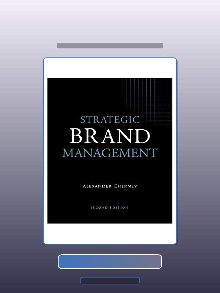 Ultimate Bundle Strategic Brand Management 2nd Edition by Alexander ...