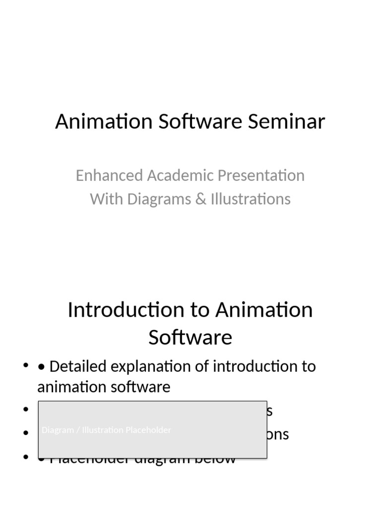 Animation software Presentation | PDF | Computer Animation | Illustration
