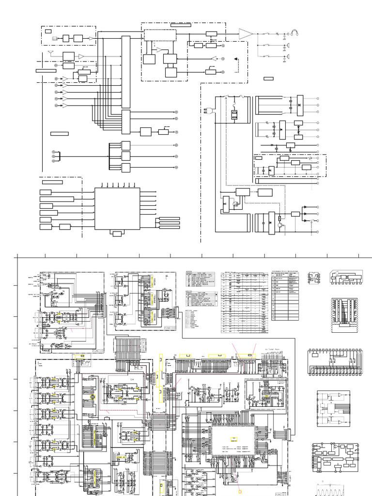 yamaha_rx-797_sch | PDF | Audio Engineering | Consumer Electronics