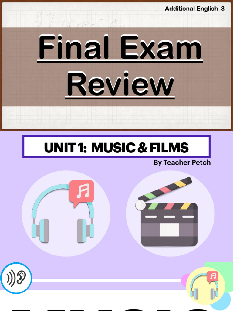 M2 Final Exam Review | PDF | Reading Comprehension | Stress (Linguistics)