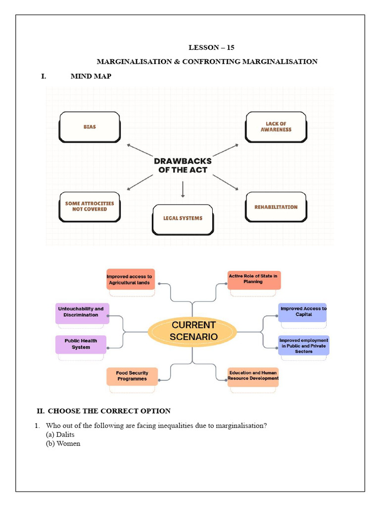 Marginalisation and Social Inequality Insights | PDF | Dalit | Social ...