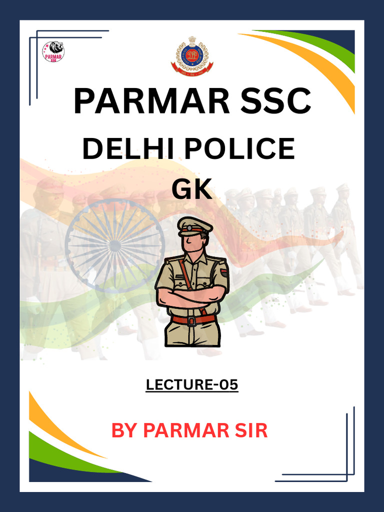 Delhi Police GK Preparation by Parmar | PDF