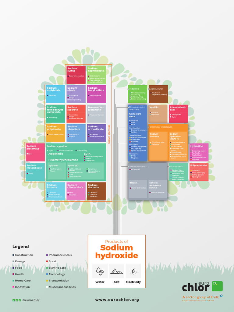 Sodium Chemicals and Their Uses | PDF | Sodium | Paper