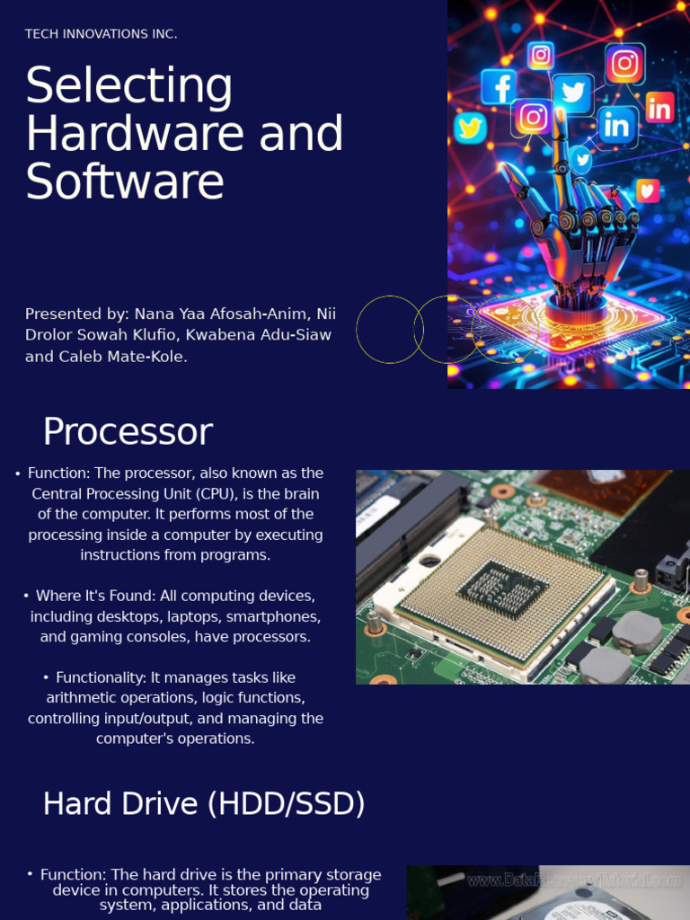 Presentation - Selecting Hardware and Software - 20251117 - 224427 ...