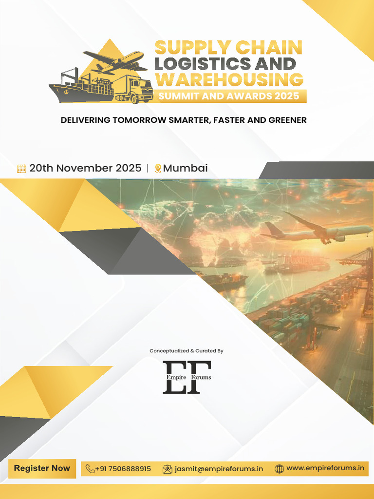 SCL and Warehousing Summit & Awards 2025 03_ 11 (1) (1) | PDF | Supply Chain | Supply Chain ...