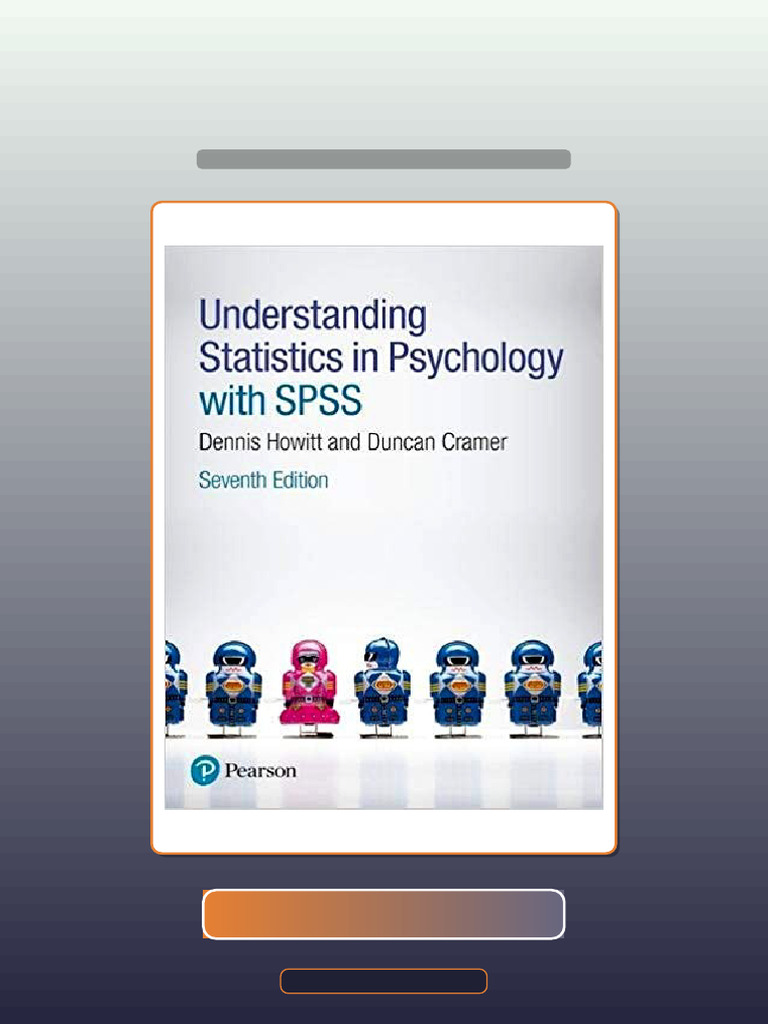 Answers For Understanding Statistics in Psychology With SPSS 7th | PDF ...