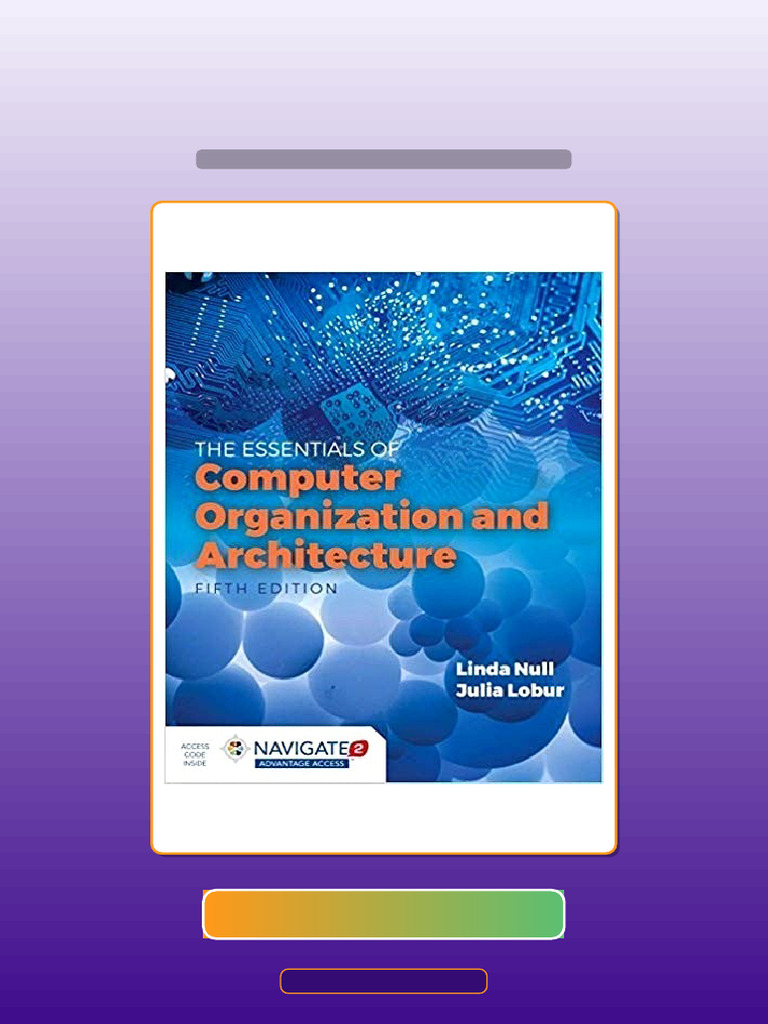 Answers For Essentials of Computer Organization and Architecture 5th Edition | PDF | Curriculum ...