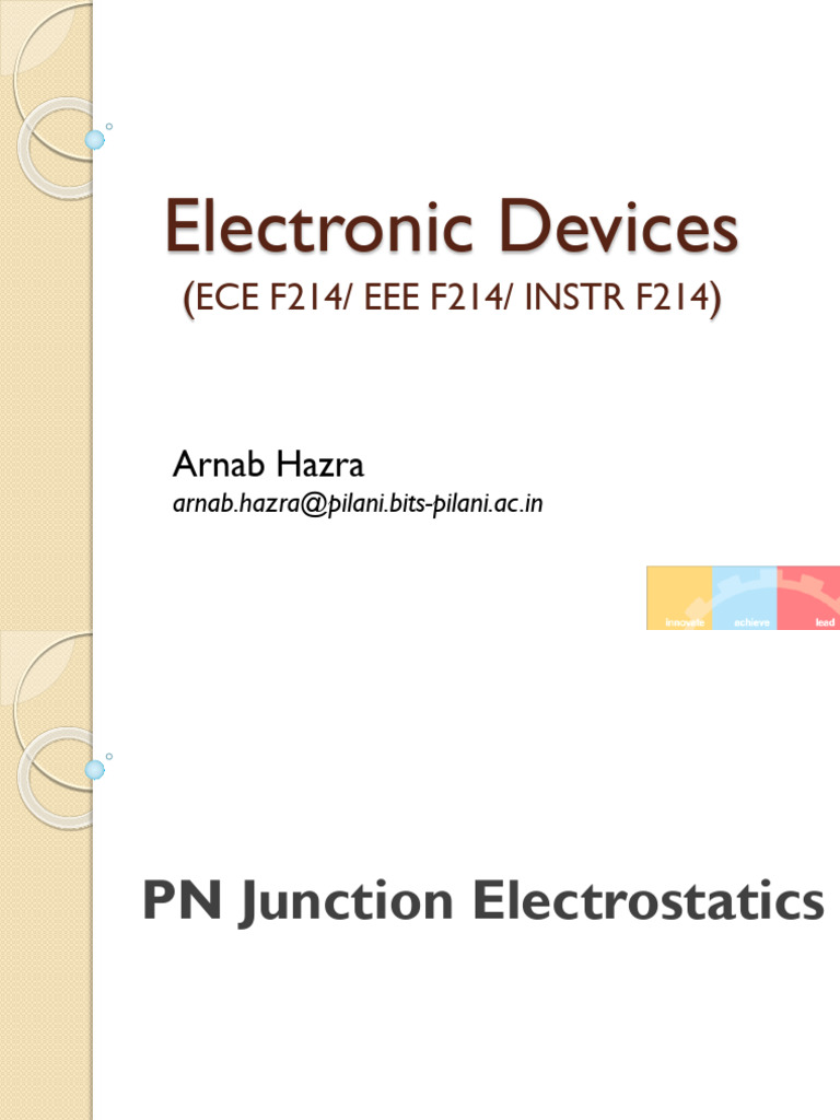 PN Junction Under Equilibrium (15, 16) | PDF | P–N Junction | Physical ...