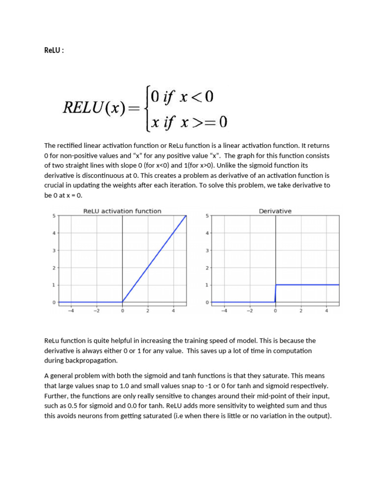 Relu | PDF