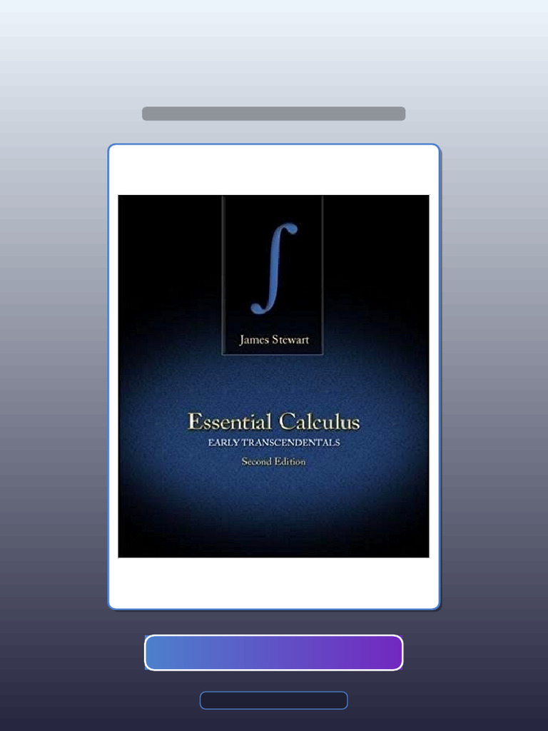 Answers For Essential Calculus Early Transcendentals 2nd by James ...