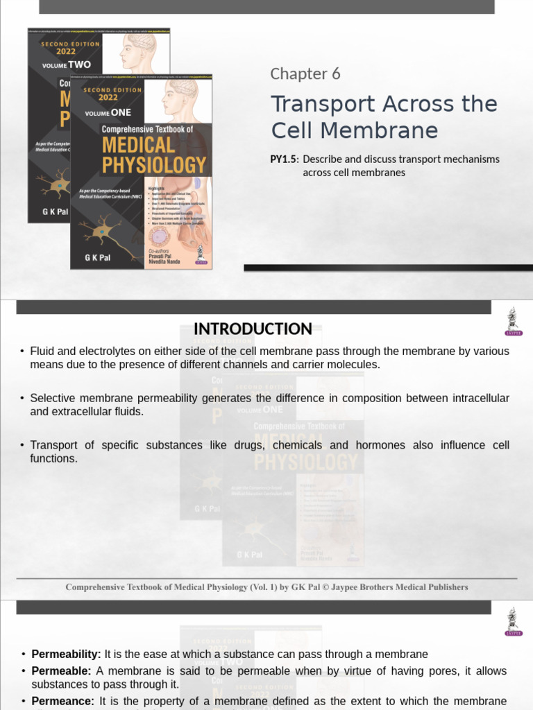 Chapter 06, Passive Transport | PDF | Osmosis | Ion Channel