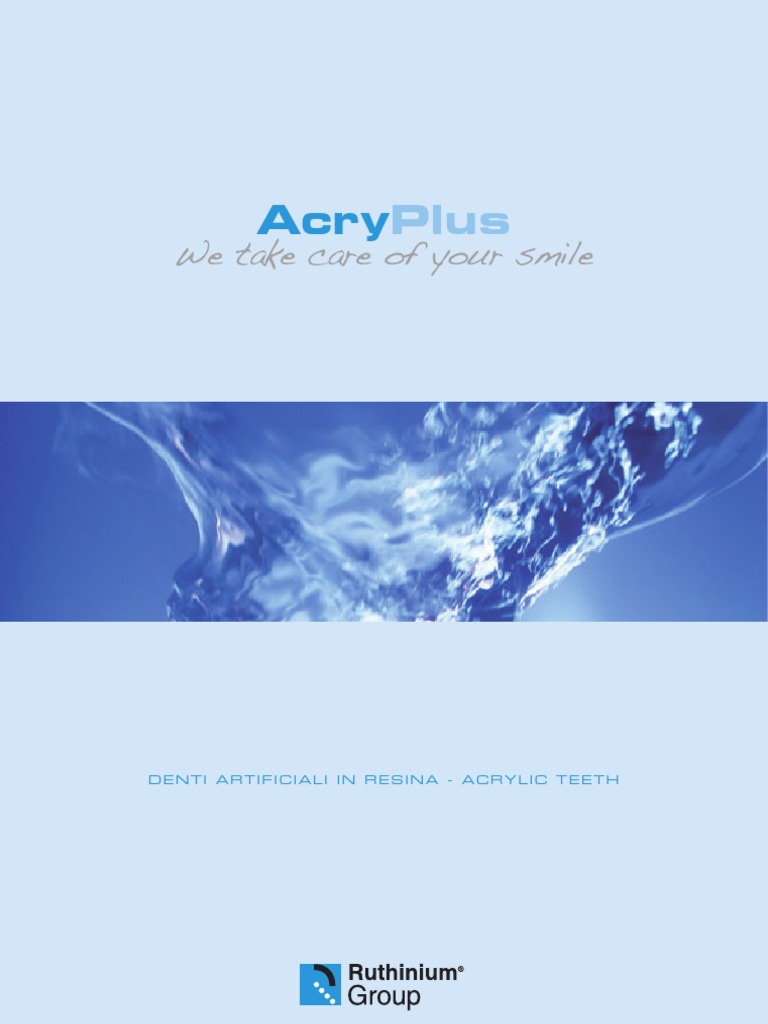 Ruthinium Acry Plus Mould Chart | PDF