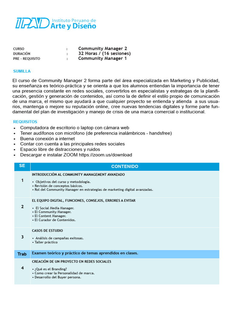 SILABUS CM 2 | PDF | Marketing | Comunicación humana