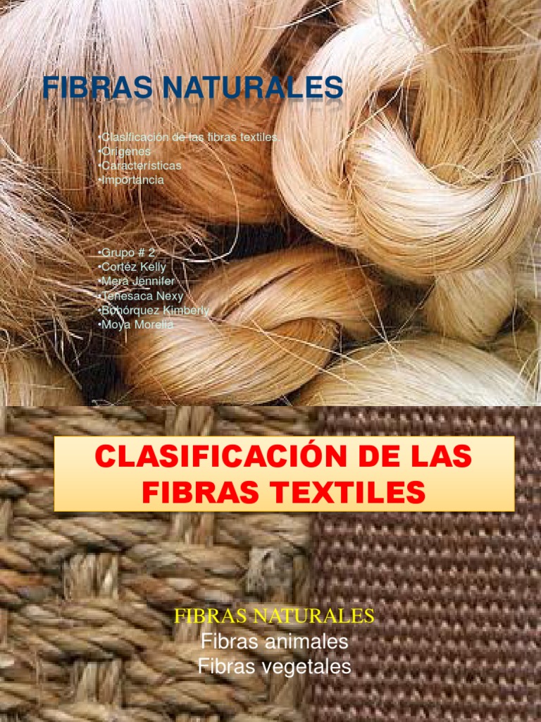Fibras Naturales | PDF | Seda | Lana