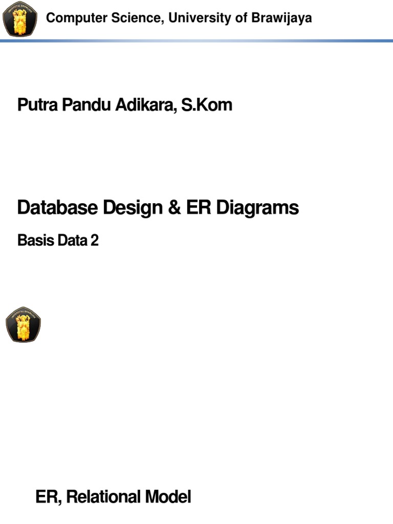 02 Database Design ER Model | PDF | Database Design | Conceptual Model