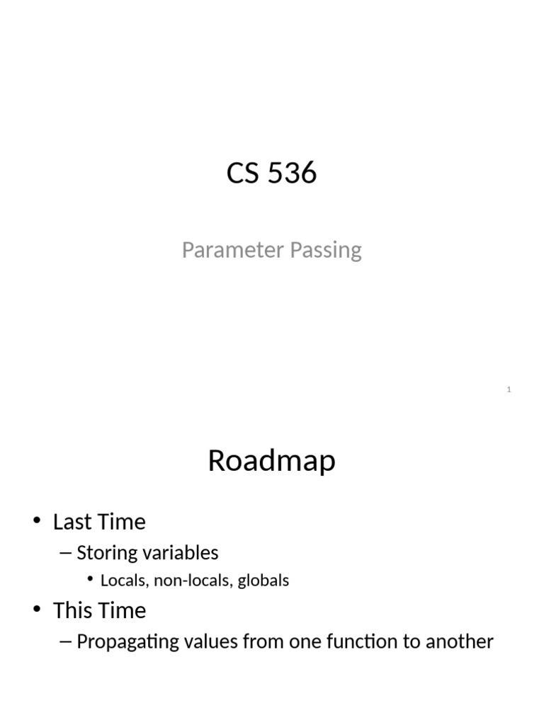 Lec 20 Pdf Parameter Computer Programming Software Engineering 4518