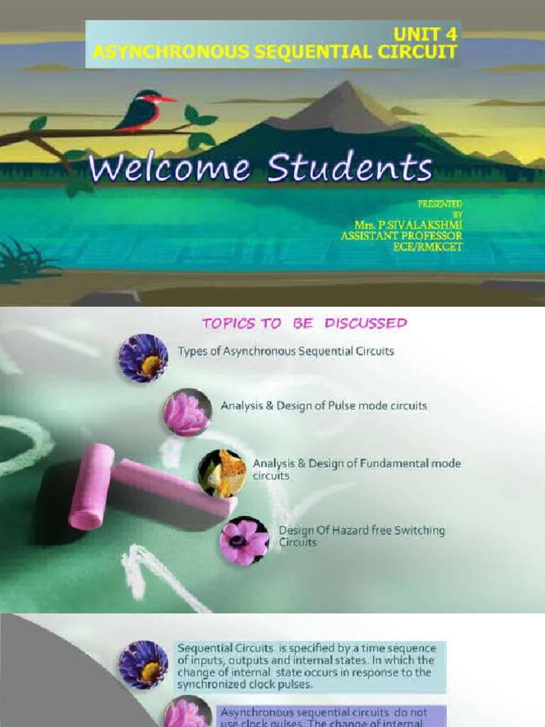 Asynchronous Sequential Circuit | PDF