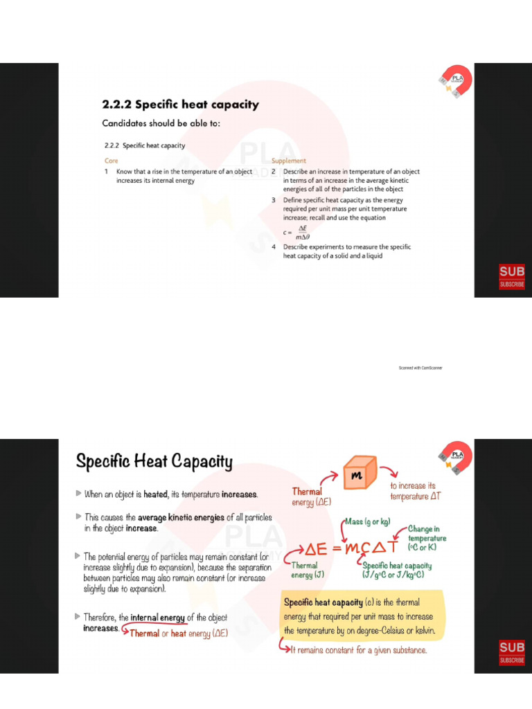 Thermal Energy IGCSE 2 | PDF