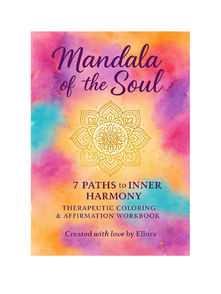 Mandala Coloring Workbook for Self-Discovery | PDF | Mandala | Spirituality